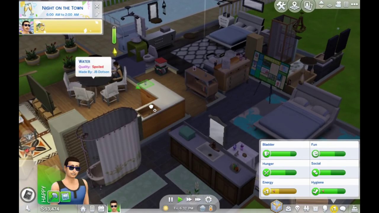 Sims 4 Getting A Biology Degree Part 7 I Night On The Town - YouTube