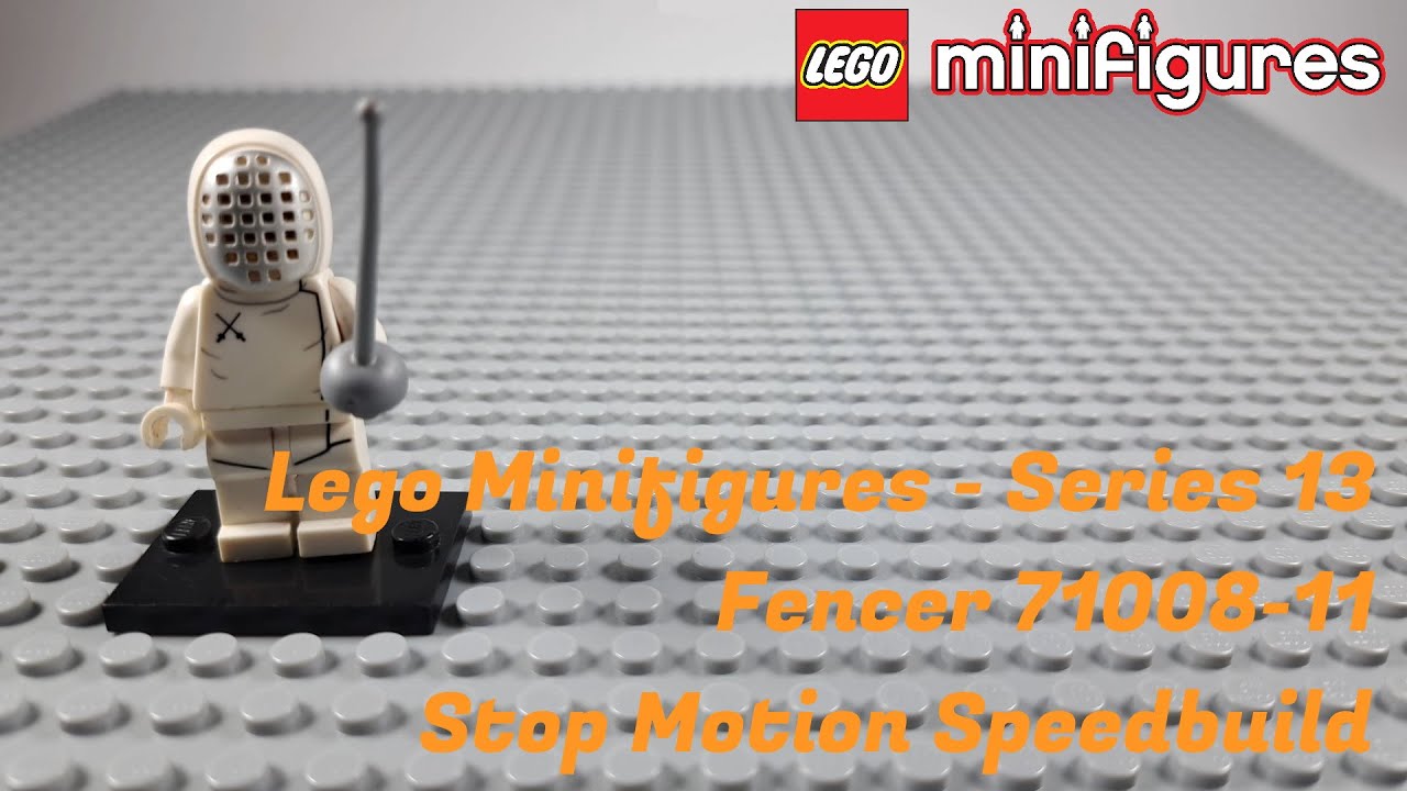 Lego Minifigures - Series 13 - Fencer 71008-11 - Stop Motion Speedbuild ...