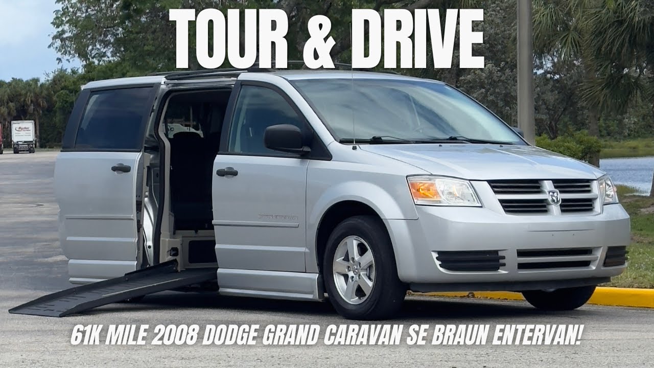 Tour & Drive: 61k Mile 2008 Dodge Grand Caravan SE Braun Entervan ...