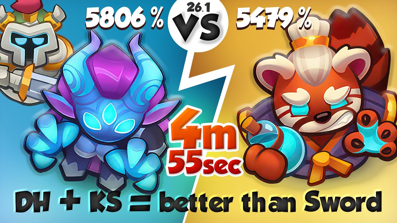 Demon Hunter + Knight Statue is BETTER! 4 min 55 sec | PVP Rush Royale ...
