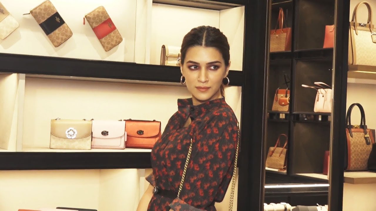 Beautiful Kriti Sanon Launches COACH SS20 New Collection - YouTube