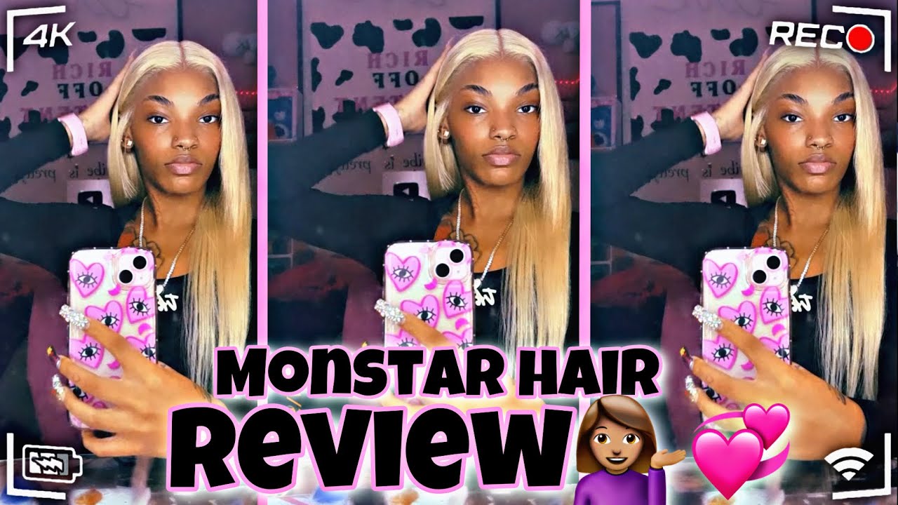 Honest review on $83 AliExpress monstar 613 blonde hair!💁🏽‍♀️💕 - YouTube