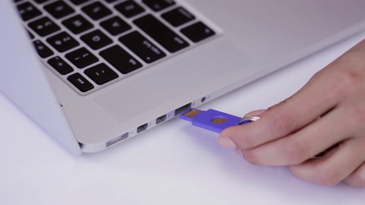 How To Log In to Google Accounts with FIDO U2F Security Key - YouTube