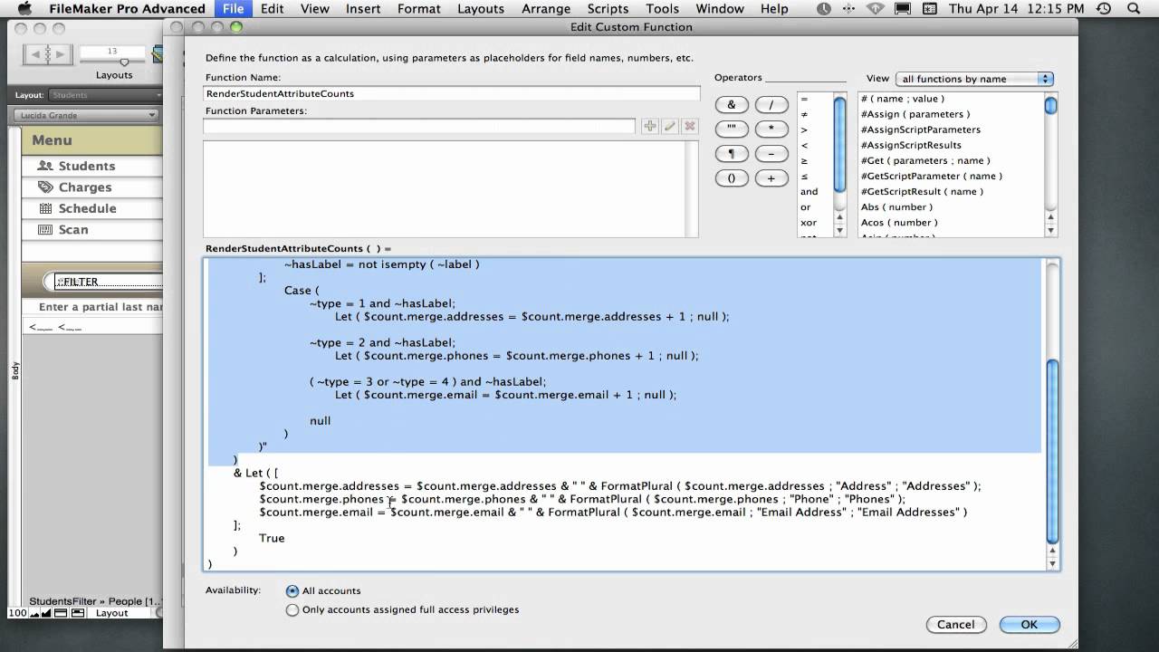 Filemaker Quicktip Local Merge Variables Youtube