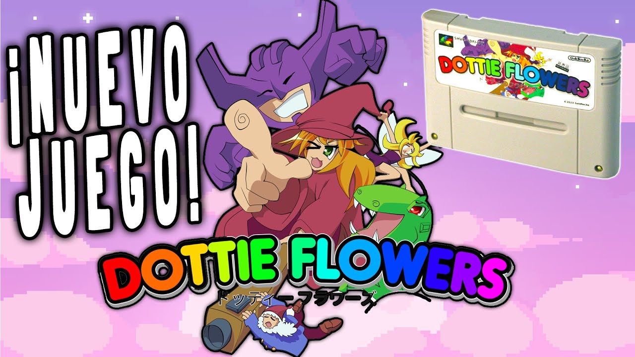 🌼NUEVO JUEGO para Super Nintendo! DOTTIE FLOWERS 🌼 - YouTube