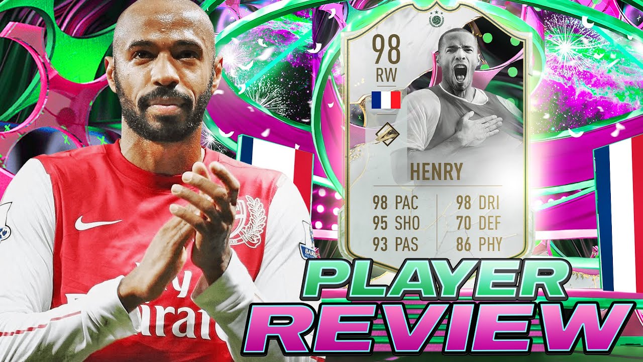 😱98 SHAPESHIFTERS ICON THIERRY HENRY PLAYER REVIEW - FIFA 23 ULTIMATE ...
