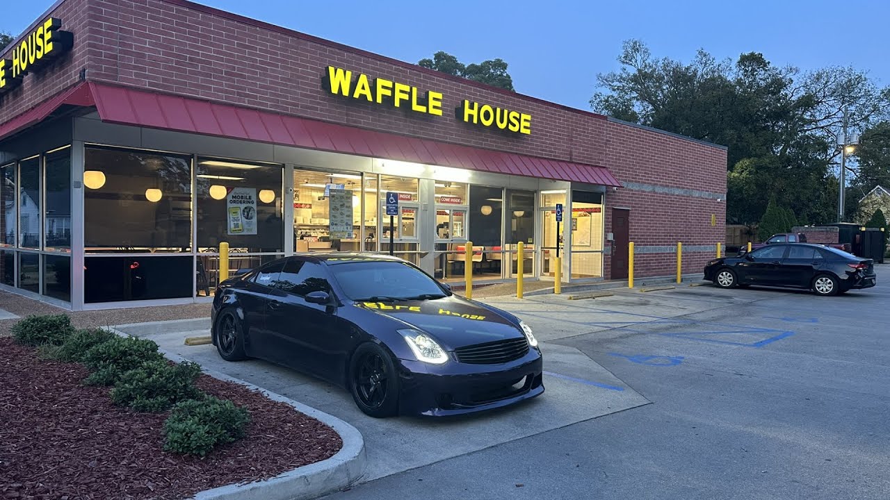 Late Night Waffle House Drive in my Tuned G35 Coupe - YouTube