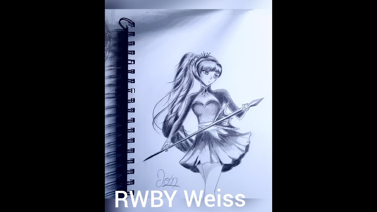 Drawing Weiss from RWBY(vol.4 & 5) - YouTube