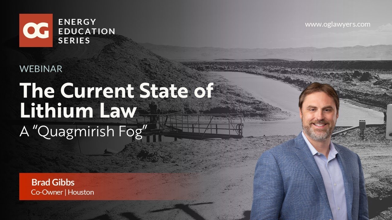 The Current State of Lithium Law: A “Quagmirish Fog” - YouTube