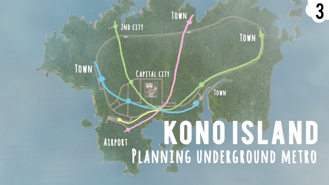 Capital City Metro Planning | Cities Skylines | Kono Island Ep. 3 - YouTube
