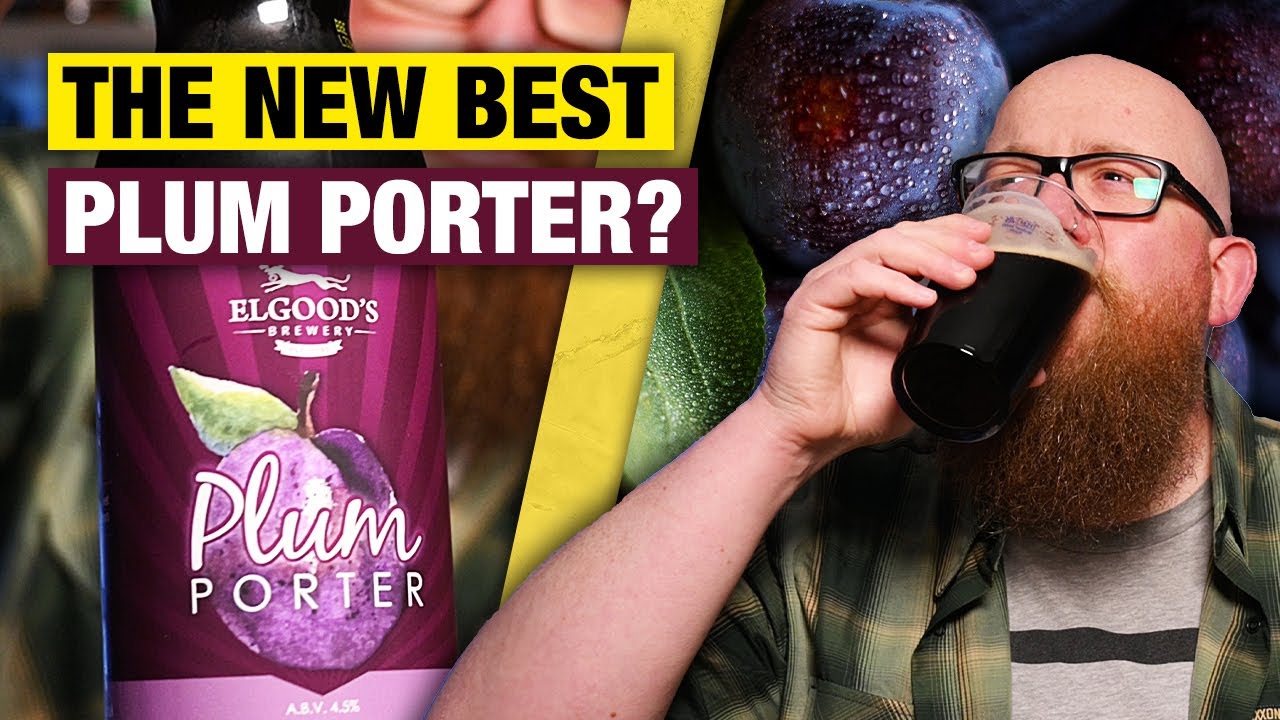 PLUMTASTIC! Elgood's Brewery Plum Porter [Real Ale Beer Review] - YouTube