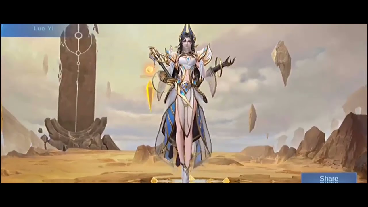 Luo Yi's Oracle of Sol Skin💛💛💛 - YouTube