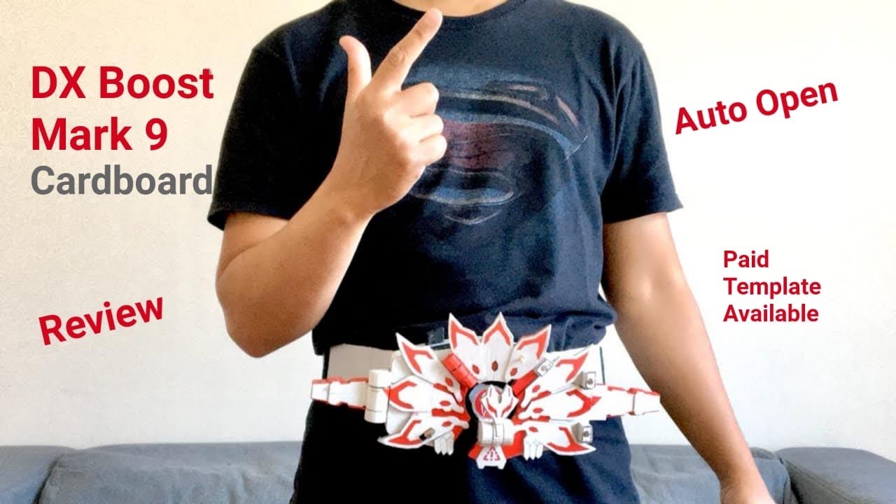 (Review) Kamen Rider Geats Henshin Cardboard DX Boost Mark 9 | Mark 3 ...