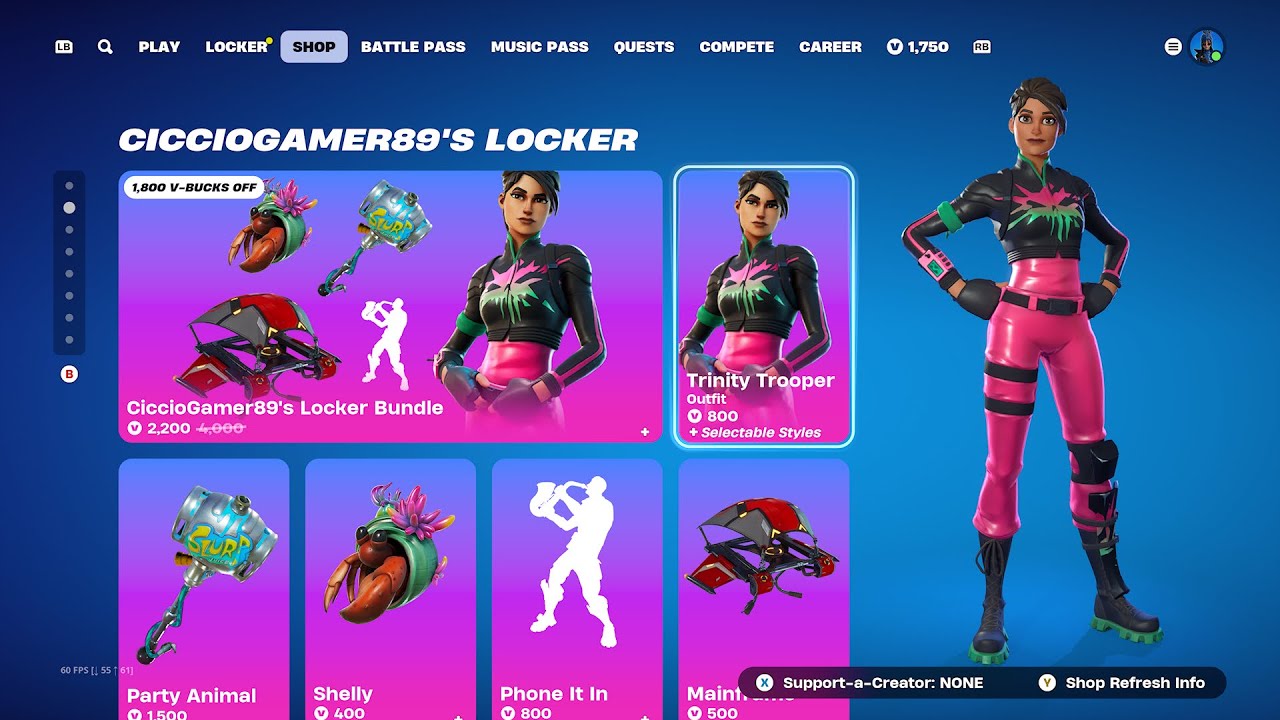 Trinity Trooper Is Back In Today's Fortnite Item Shop Reset [11/23/2024 ...