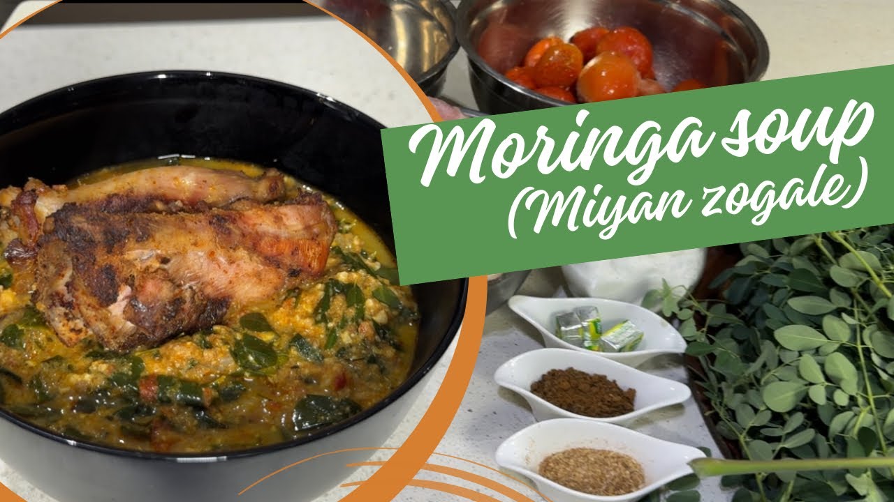How to make moringa soup | Miyan zogale - YouTube