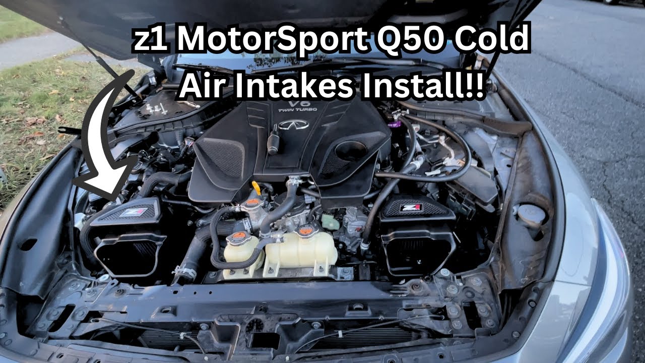 Infiniti Q50 Z1 Motorsports Cold Air Intake Install! | FIRST ...