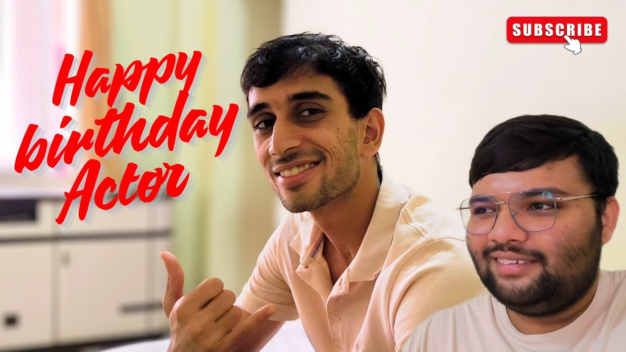 Actor Bhai Ki Birthday | Ajj To Popat Ho Gaya | Ravi Patel - YouTube