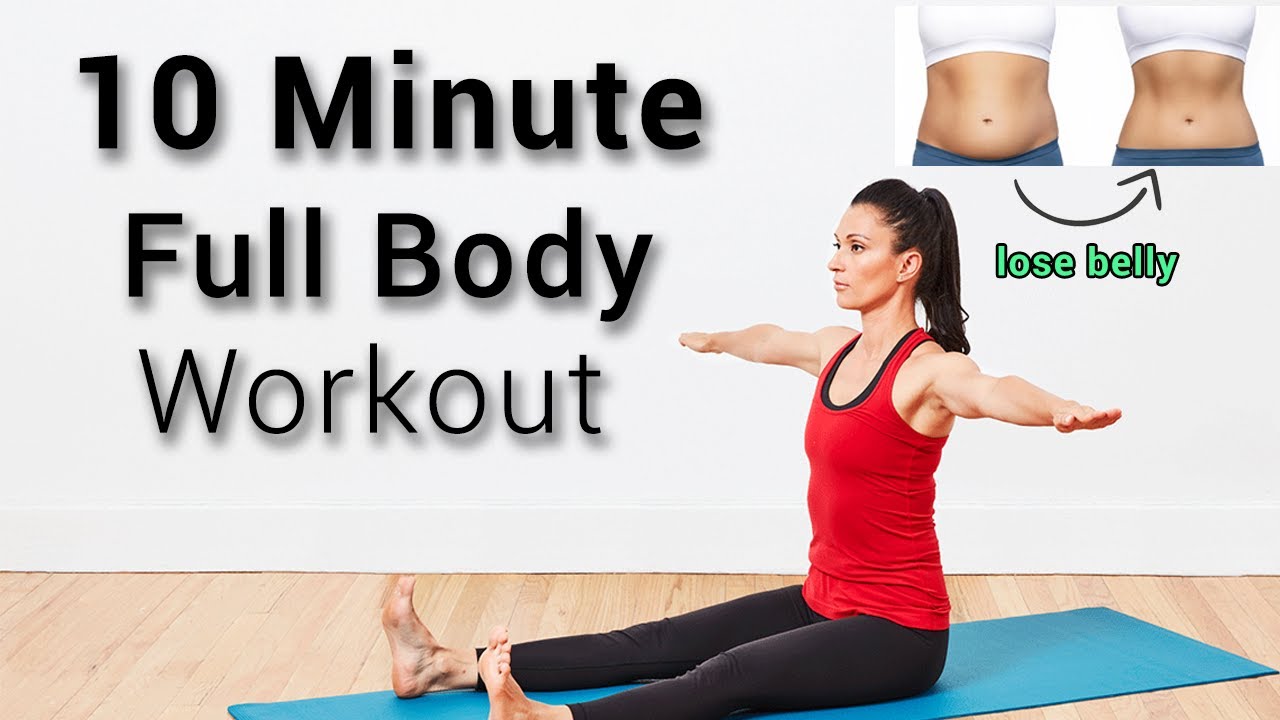 10 minute full body workout ( no equipment ) - YouTube