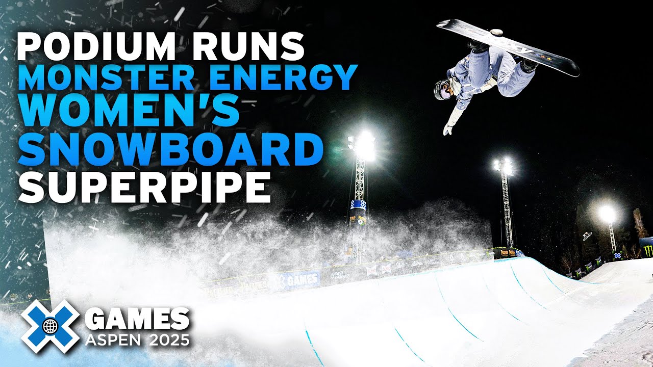 Monster Energy Women’s Snowboard SuperPipe: Top 3 Medal Runs | X Games ...