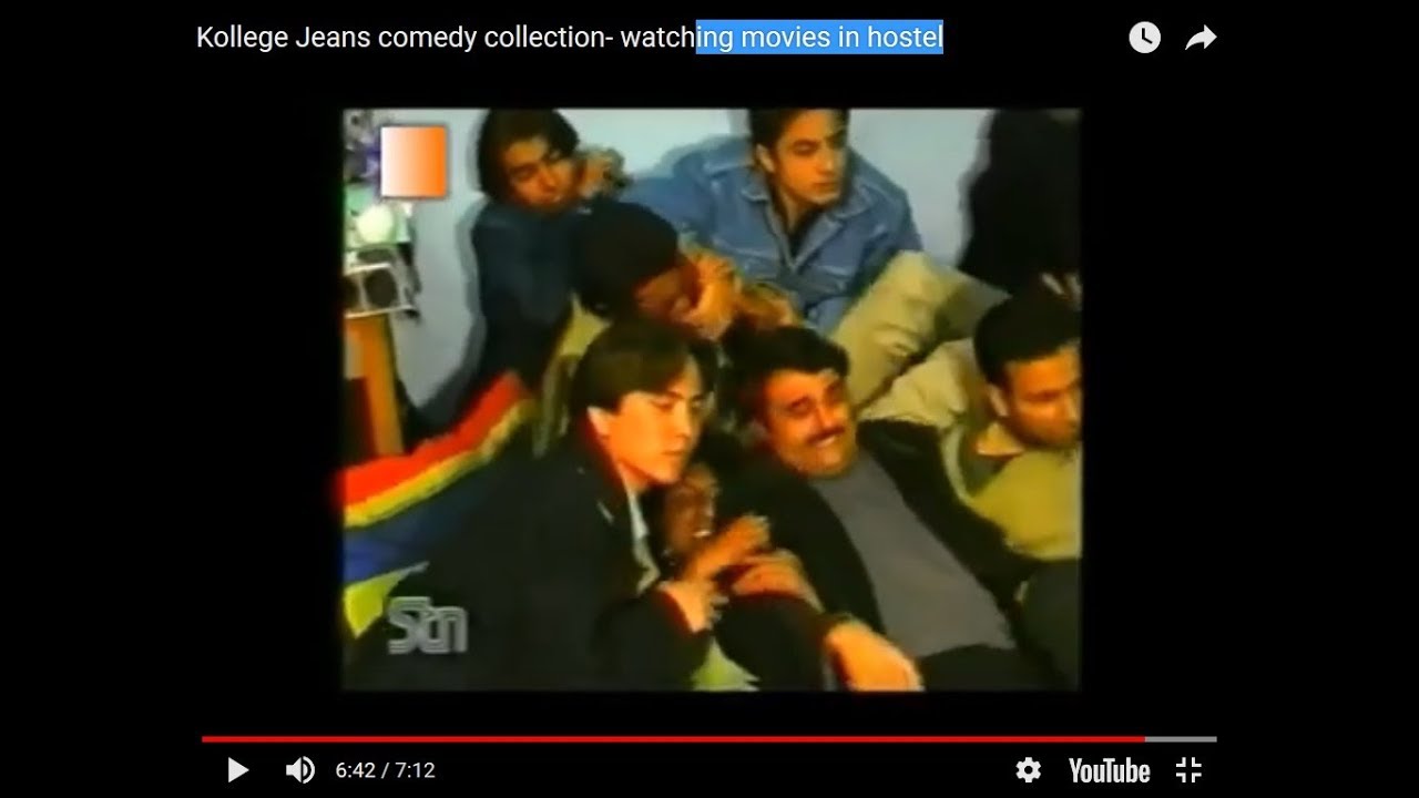 Kollege Jeans comedy collection- watching movies in hostel - YouTube