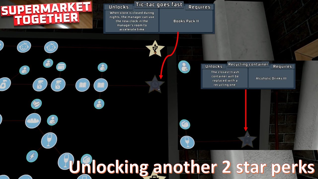 Supermarket Together | Unlocking the two remaining star perks | Store ...