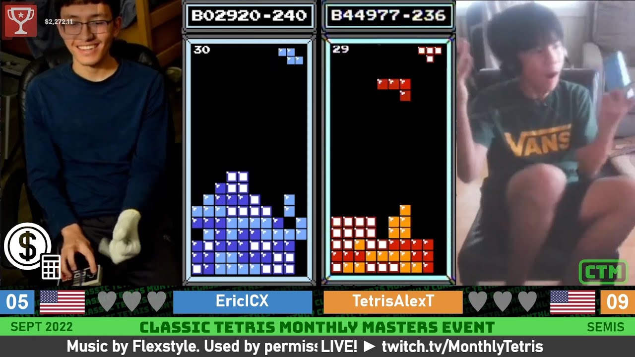 HOLY MOLY! Eric, Alex T | Semis | Classic Tetris Monthly Masters - YouTube