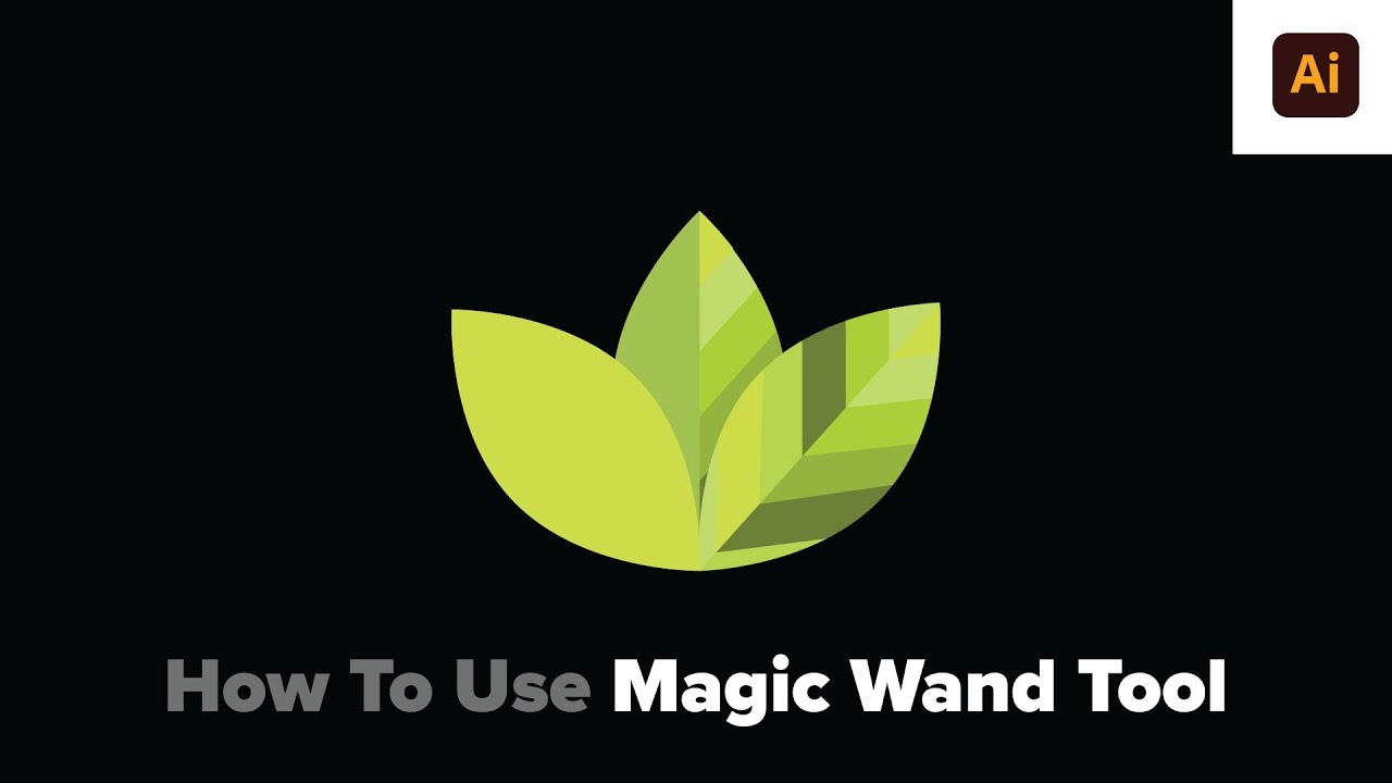 How To Use Magic Wand Tool - AI Series Lesson 3 - YouTube