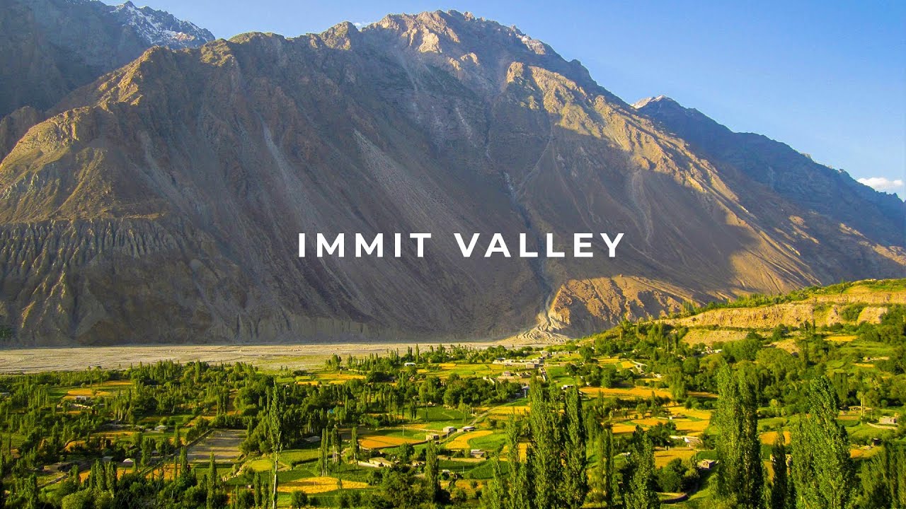 Amazing Aerial Views of Village of Gilgit Baltistan Immit || 4K Drone ...
