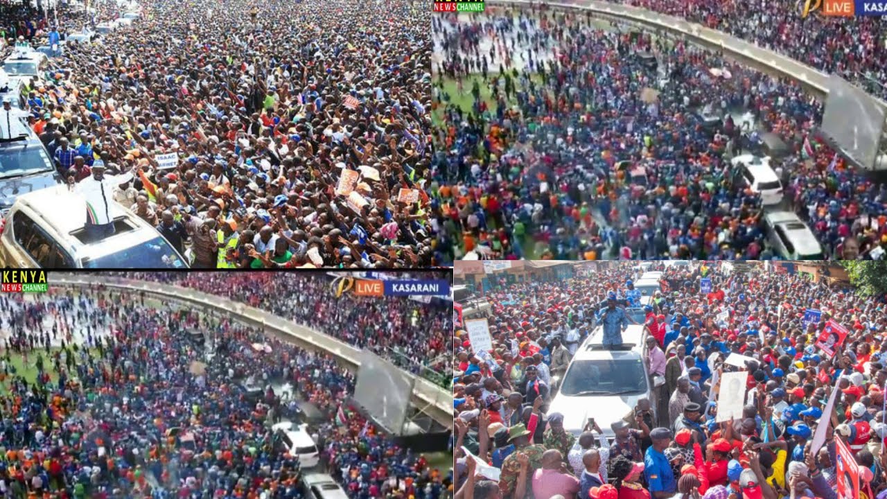 Sema Ria!RAILA, UHURU STORMS NAIROBI LEADING DEMONSTRATIONS TODAY|RUTO ...