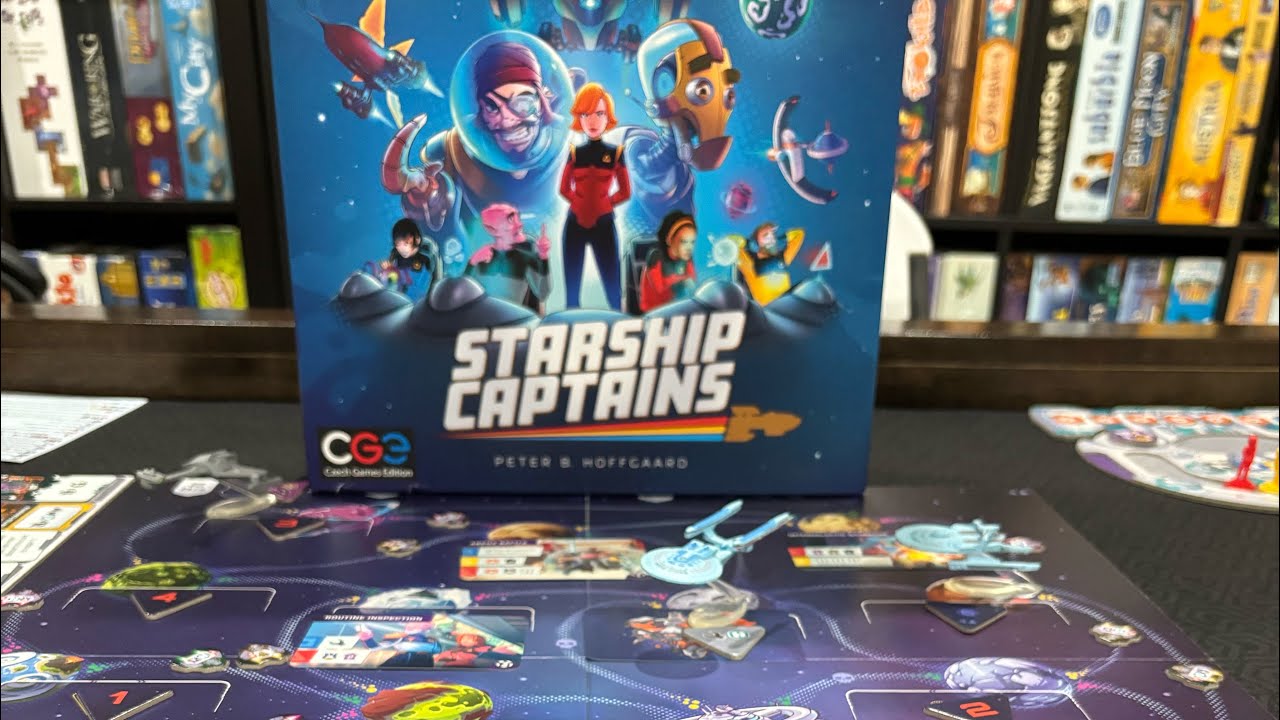 Starship Captains Board Game Review and (very long) Overview - YouTube
