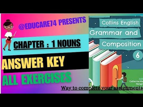 6th Collins answer Key 6th English Grammar and Composition, lesson 1 ...