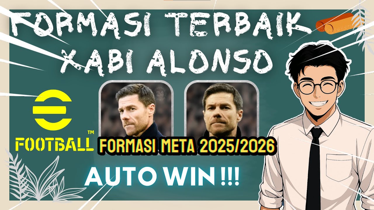 FORMASI META TERBAIK XABI ALONSO - efootball mobile/pc/steam/ps/xbox ...