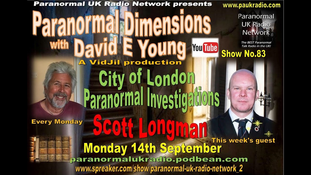 Scott Longman talks to David Young on 'Paranormal Dimensions'. - YouTube