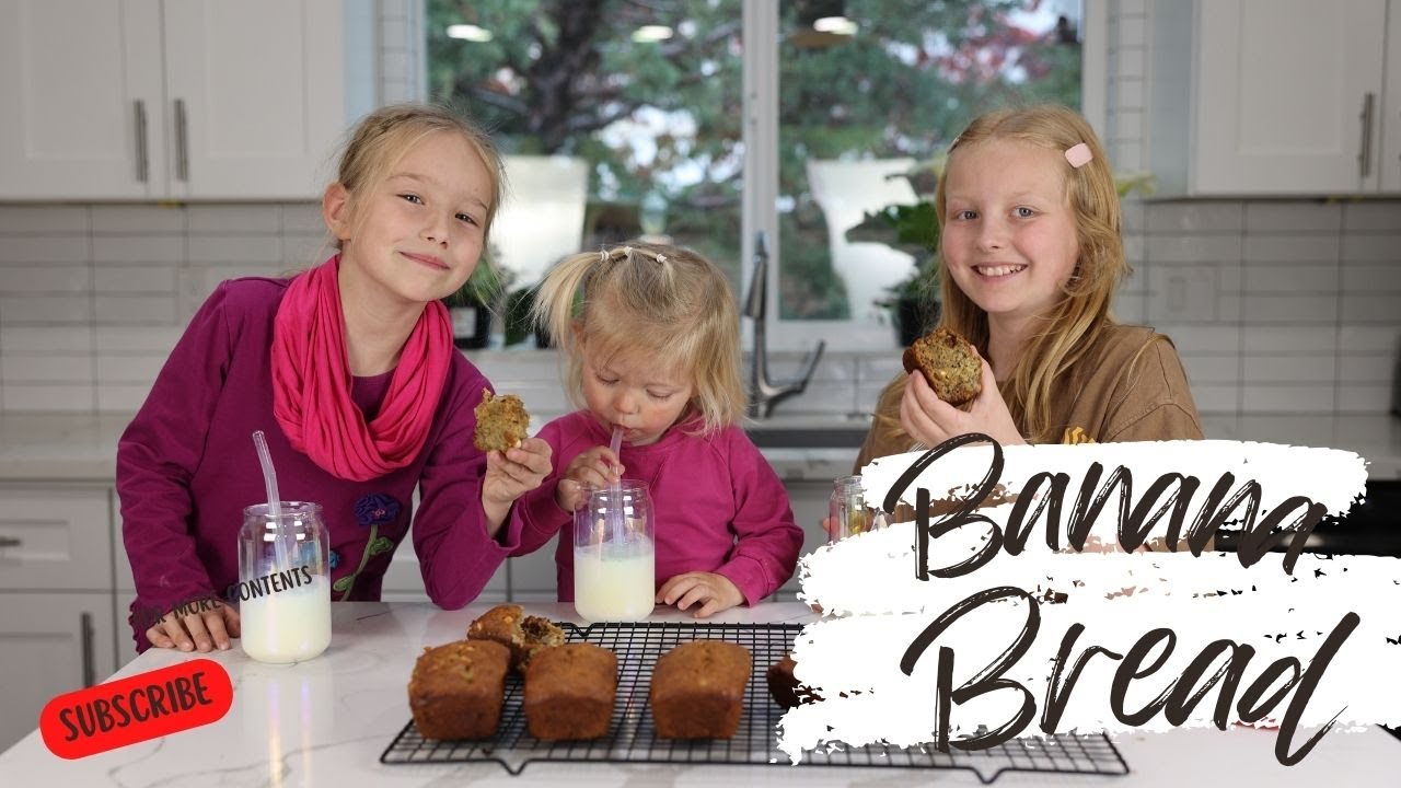 The Best Recipe for Banana Bread. Cooking with Sisters - YouTube