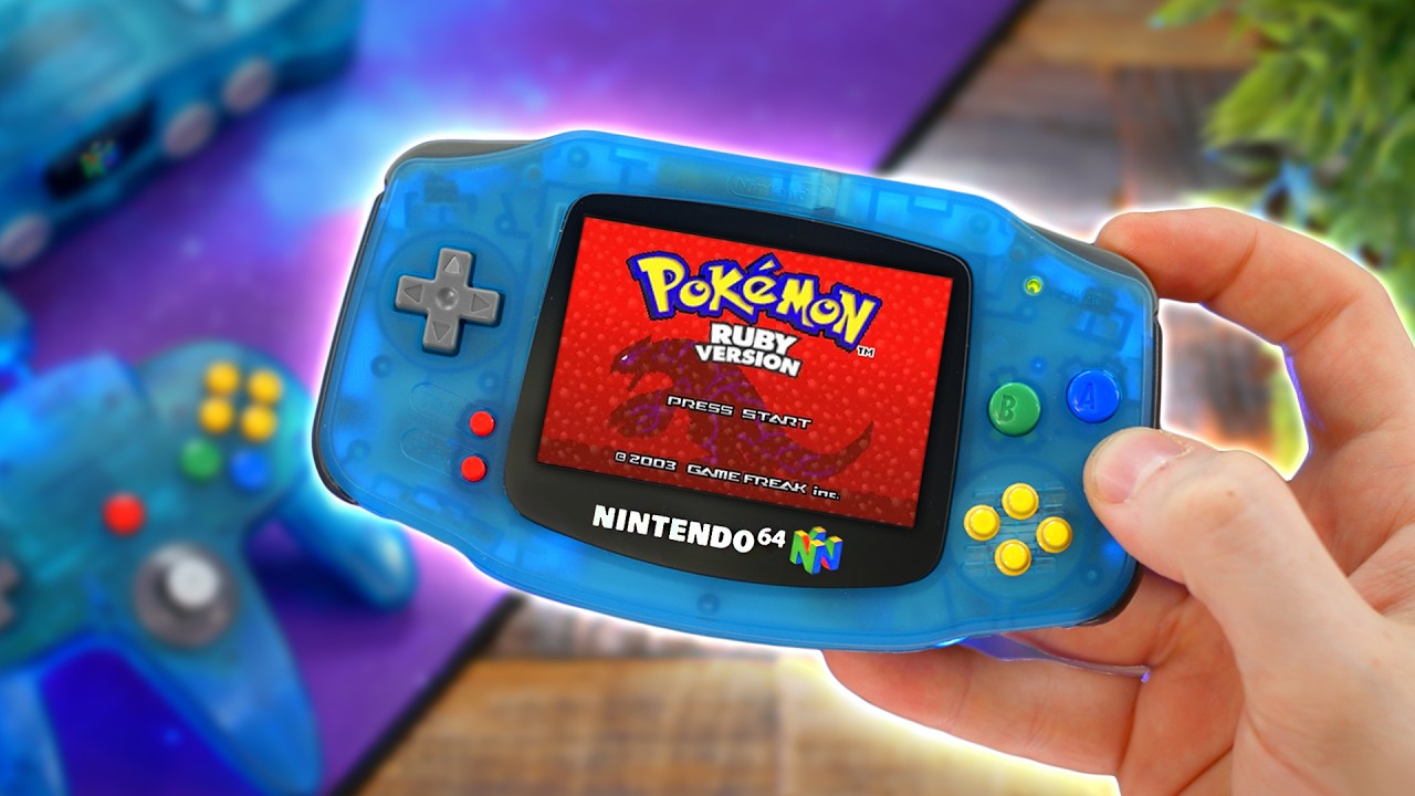 Making an N64 themed modded GameBoy Advance! - YouTube