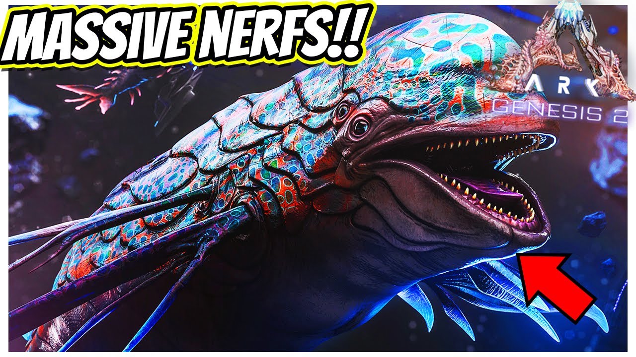 THE ASTRODELPHIS HAS BEEN NERFED INTO THE GROUND!! || Ark Genesis 2 ...