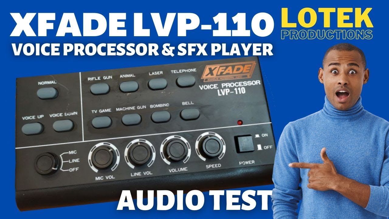 X Fade LVP 110 Voice Processor (made by SoundLab) Pitch Shifter and ...