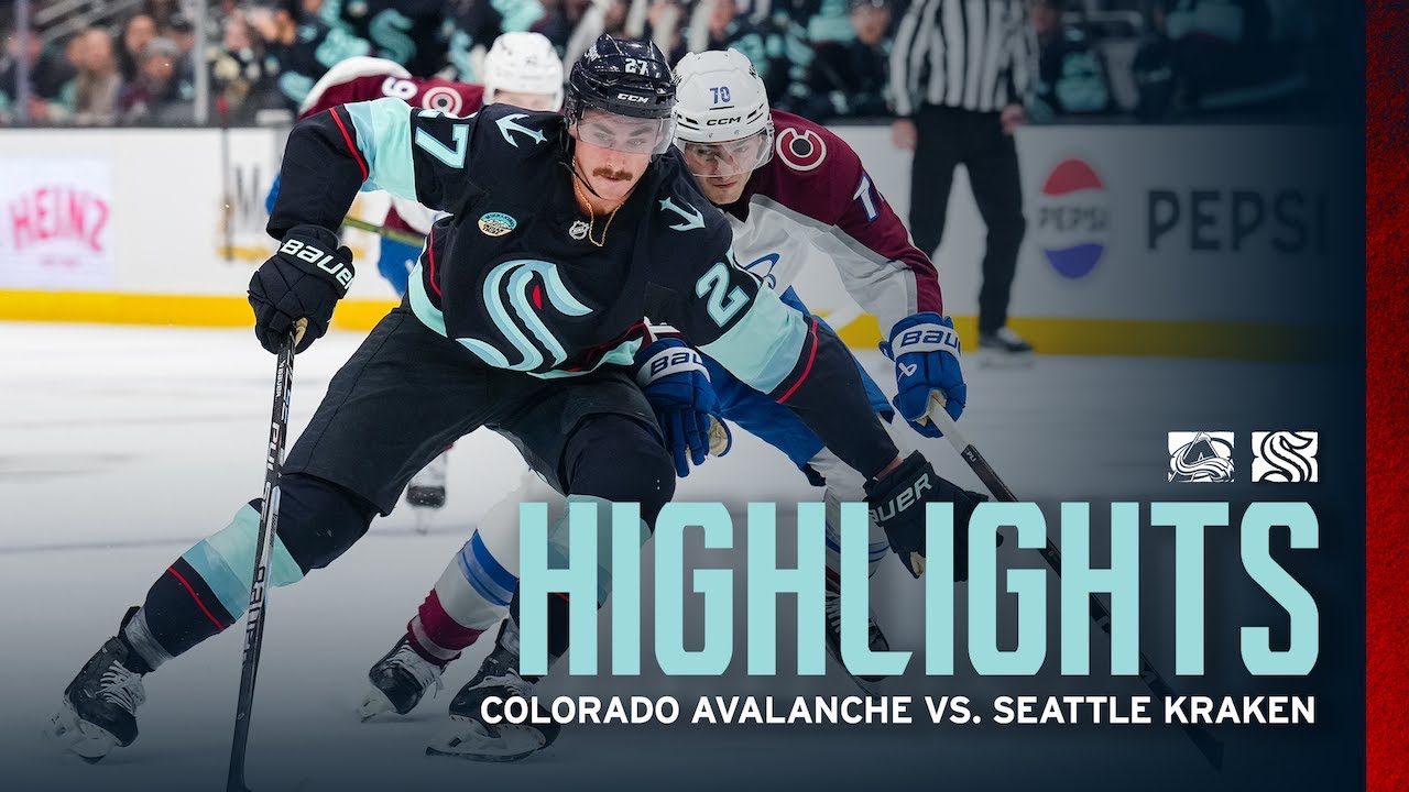 Colorado Avalanche vs. Seattle Kraken | 12/16 Game Highlights - YouTube