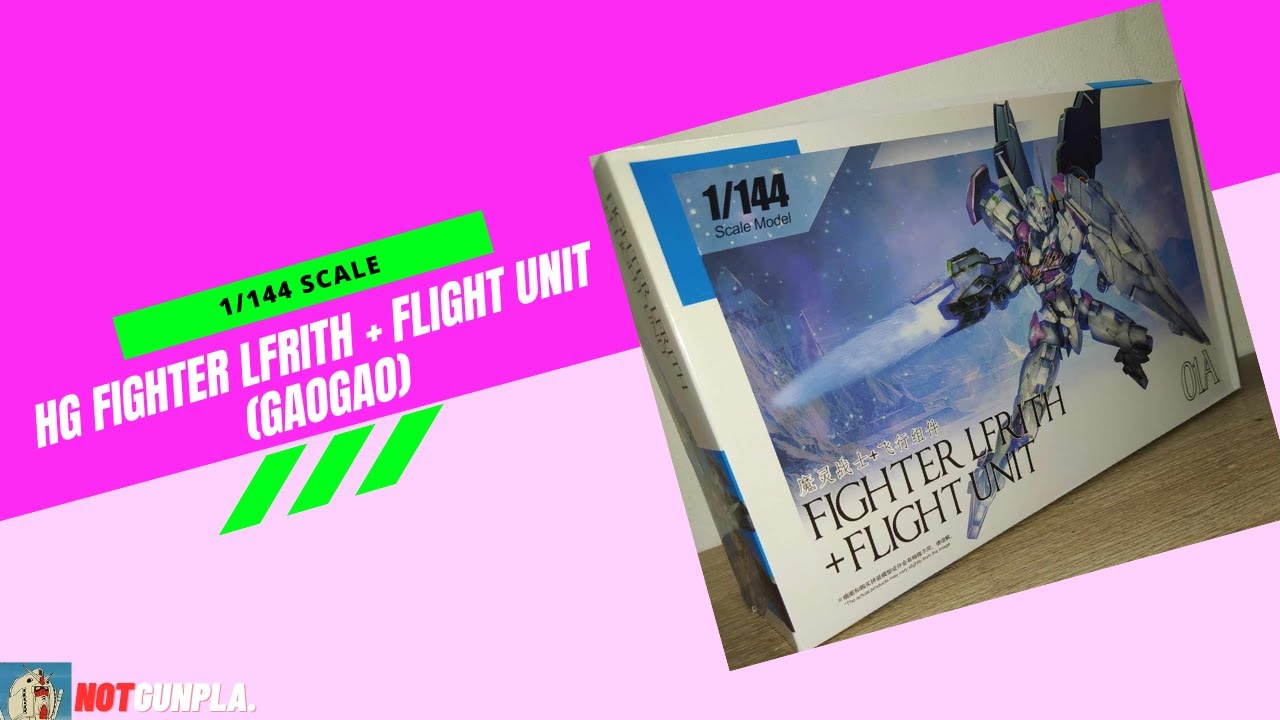 HG 1/144 FIGHTER LFRITH + FLIGHT UNIT (GAOGAO) #GUNDAM #GUNPLA #HOBBY # ...
