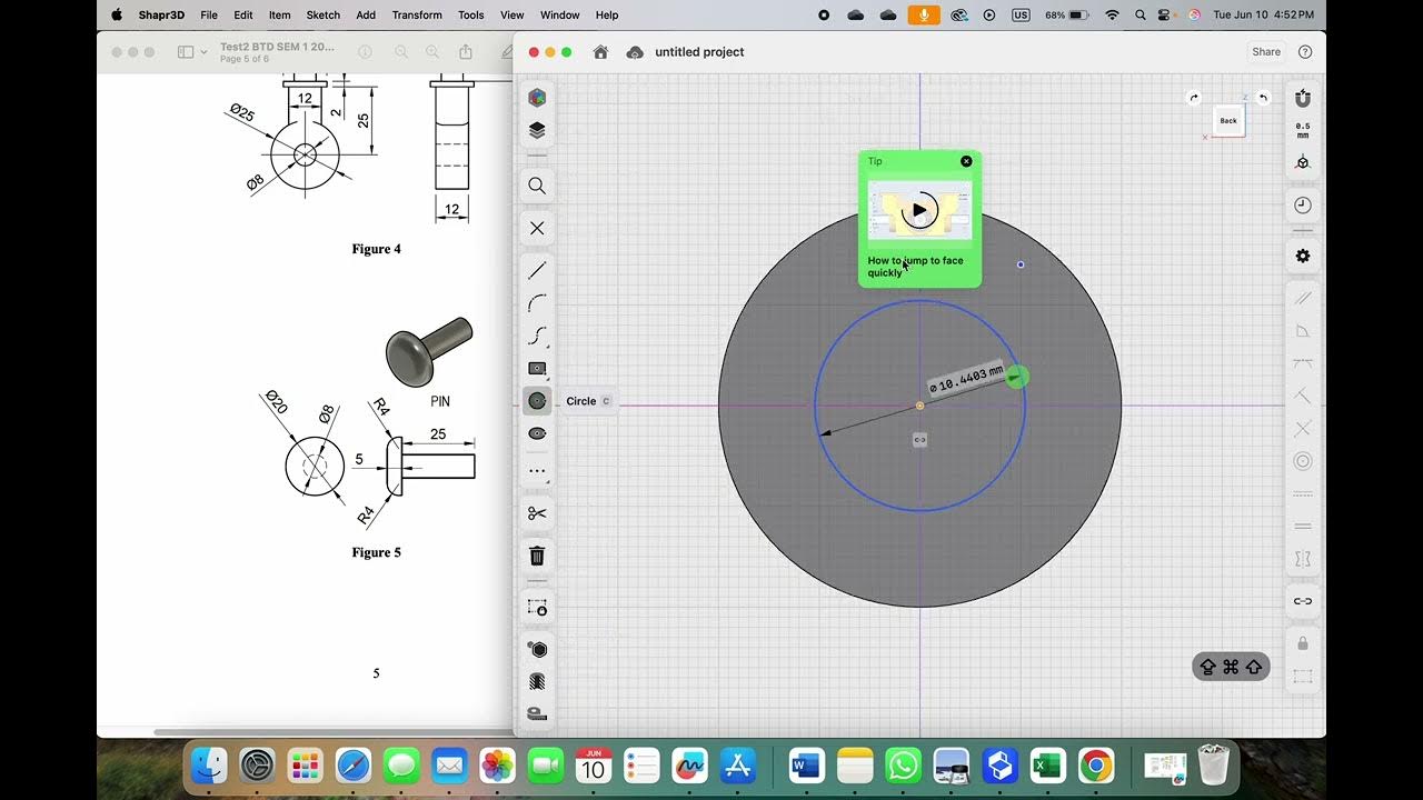 Shapr3d - Tutorial 1 (Part 4) - YouTube