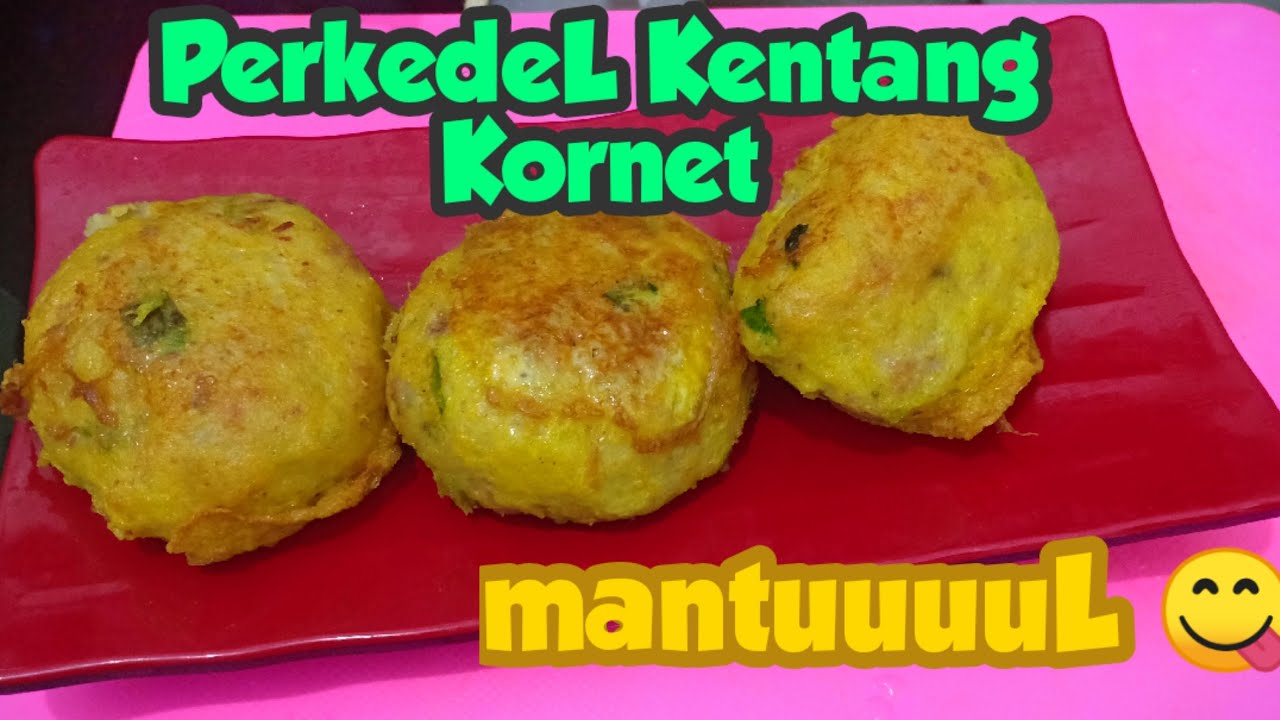 Perkedel Kentang Kornet - YouTube