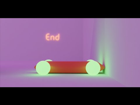 Si - fi car gets stuck at wall | 3D Animation | Blender | Render