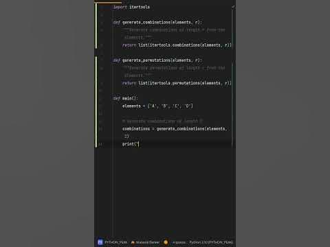 How can itertools enhance combinatorial logic in Python? Unlock Combinatorial Power with ...
