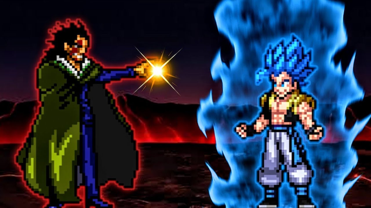 Monkey D. Dragon V2 (New) VS Gogeta V3.5 (all form) in Jump Force Mugen ...