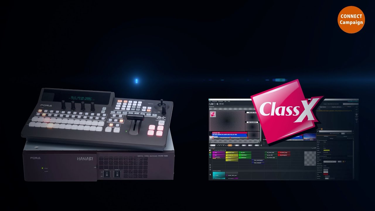 HVS switcher series with LiveBoard Mini - YouTube