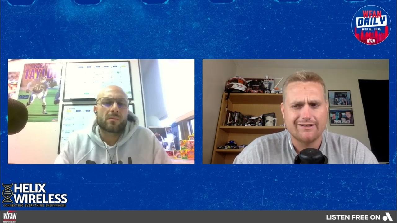 New York Giants Are A Disaster - WFAN Daily: Sal Licata with Talkin' Giants Bobby Skinner - YouTube