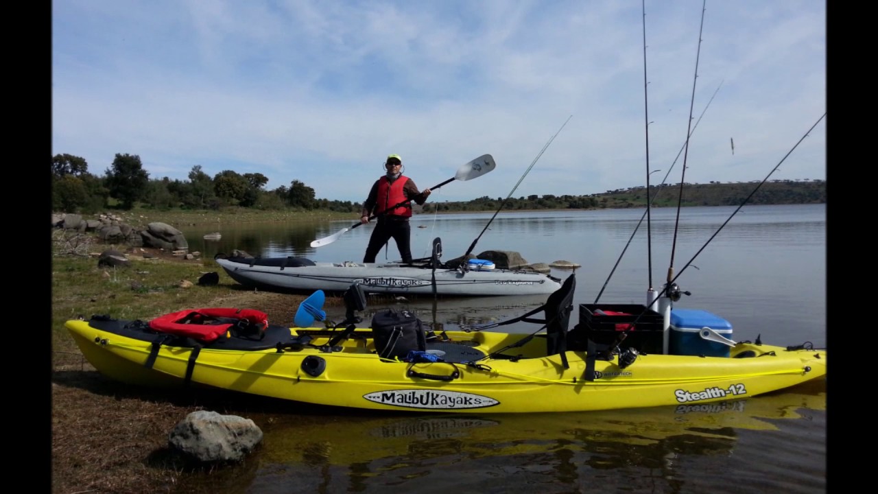 Kayak Fishing Kampo Maior - YouTube