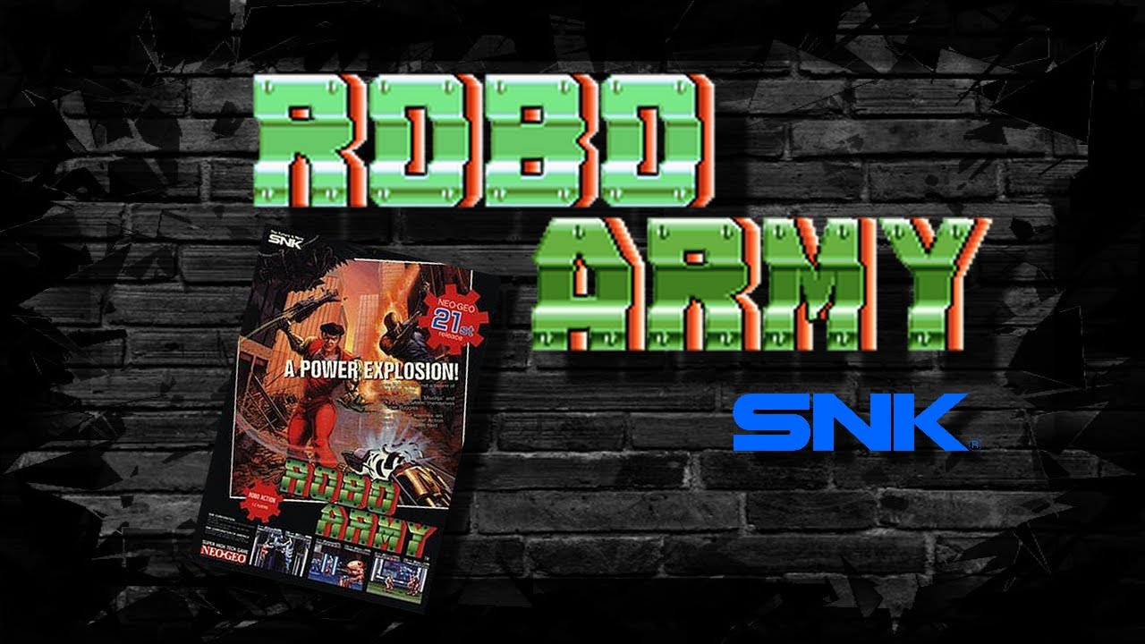 Arcade Games - Robo Army (Neo Geo) - YouTube