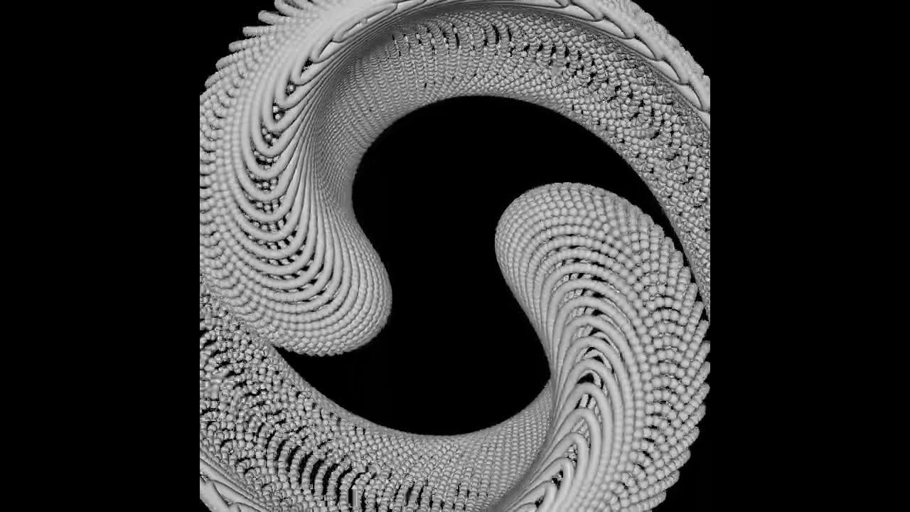16000 Instances Of Sphere Amazing Geometrical Shapes Youtube