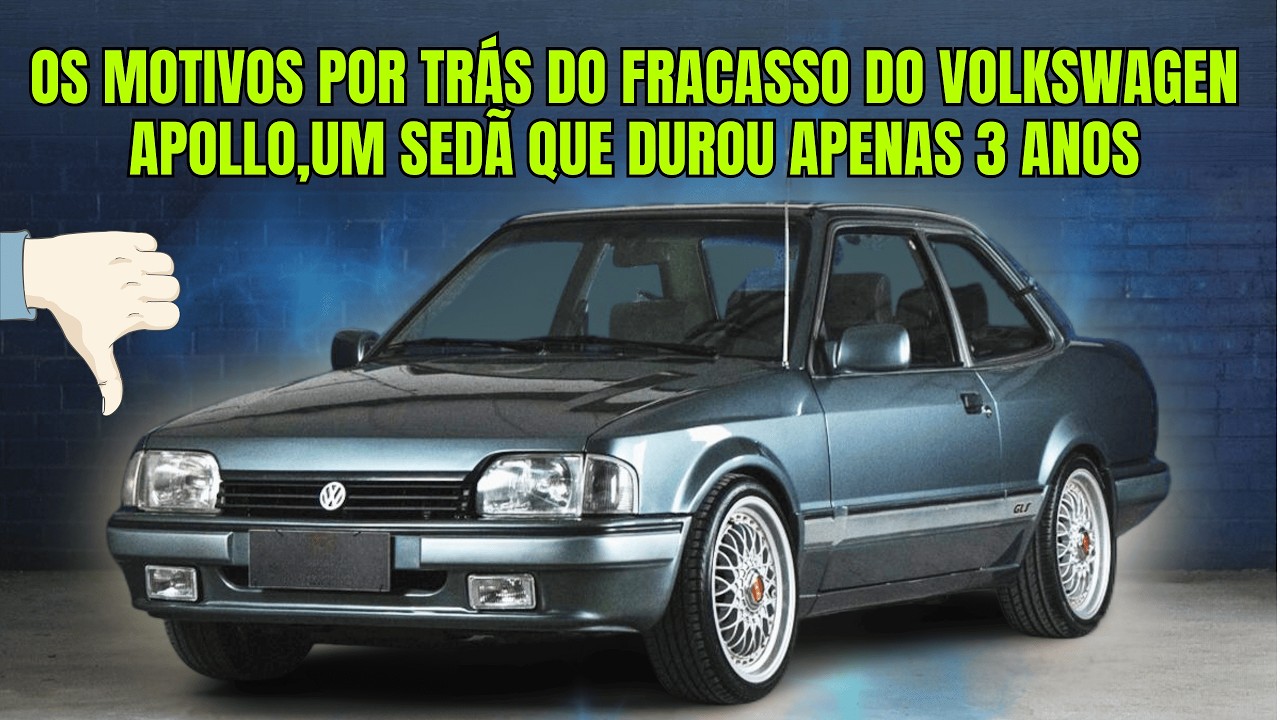 A história do Volkswagen Apollo: o carro que prometia sucesso, mas não ...